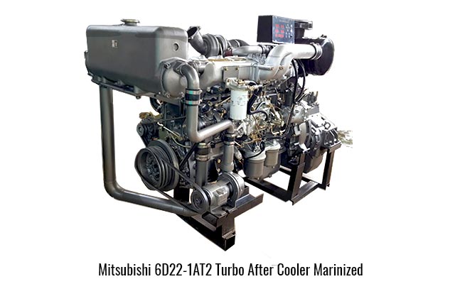 Mitsubishi 6D22-1AT2 Turbo After Cooler Marinized 03 | HESCOTRADE
